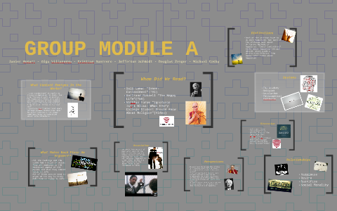 GROUP MODULE A by Javier Gusart