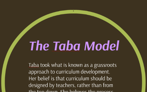 The Taba Model by Patricia Goodman on Prezi