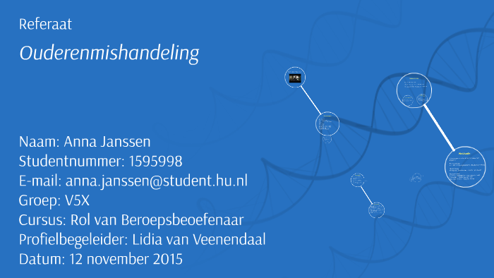 Referaat Anna Janssen by Belle Janssen on Prezi