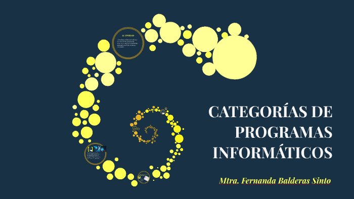 CATEGORIAS DE PROGRAMAS INFORMÁTICOS by Fernanda Balderas on Prezi
