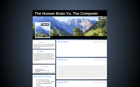 The Human Brain Vs. The Computer by Martin Romero on Prezi