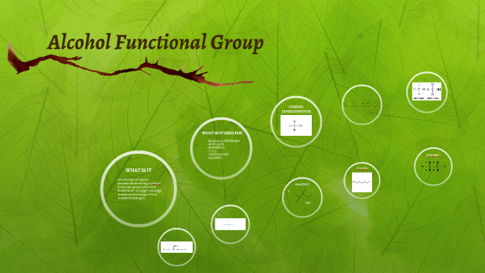 Alcohol Functional Group by on Prezi