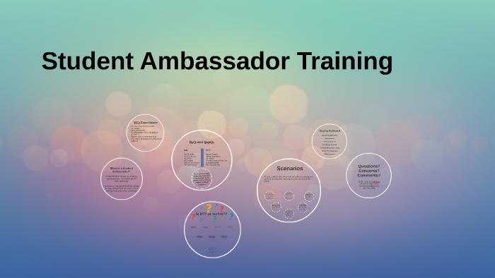 Student Ambassador Training by Mary Harvison on Prezi