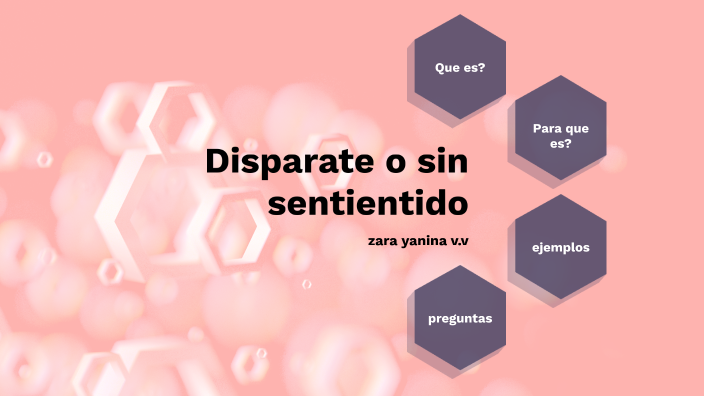 Disparates o sin sentidos by ZARA YANINA VAZQUEZ VELAZQUEZ on Prezi