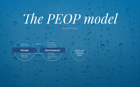 PEOP model by Anna Sanchez on Prezi