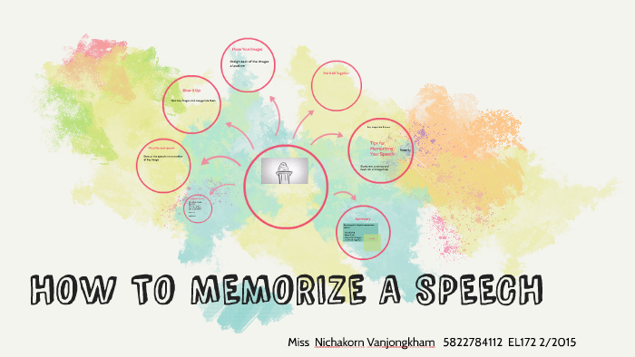 HOW TO MEMORIZE A SPEECH by