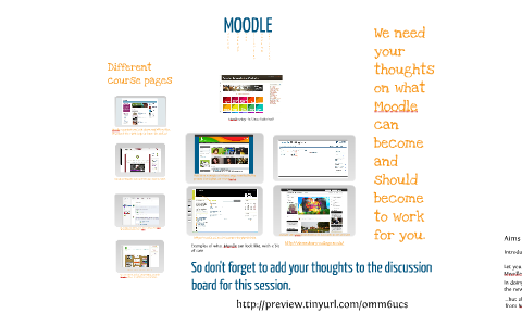 Moodle examples by Colin Taylor on Prezi