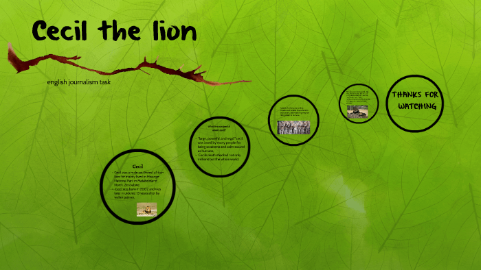 Cecil the lion by emily bondarenko on Prezi