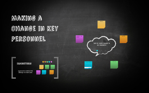 Change in Key Personnel by on Prezi