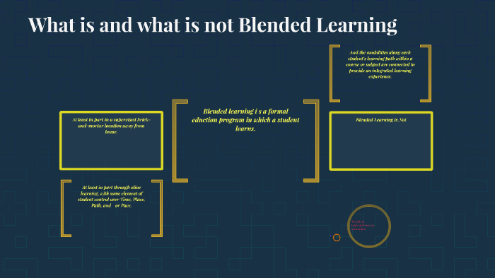 What is and what is not Blended Learning by Sam Sadri on Prezi