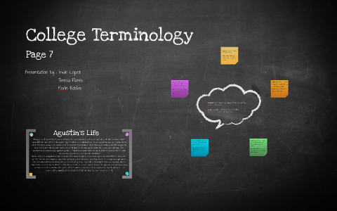 College Terminology by Teresa Flores on Prezi