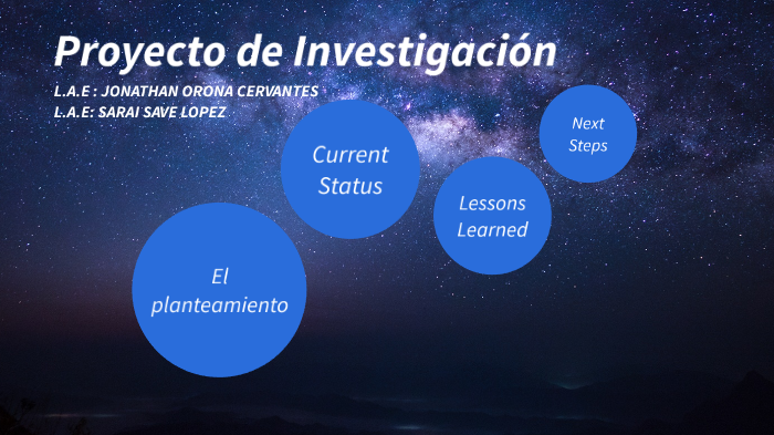PROYECTO DE INVESTIGACION by jonathan orona cervantes
