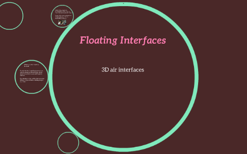 Floating Interface by George Pick