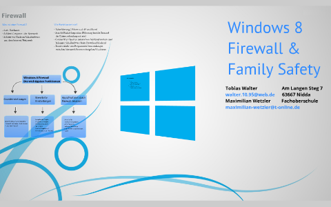 Windows 8 (Firewall & Family Safety) by Tobias Walter on Prezi