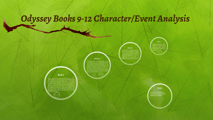 Odyssey Books 9-12 Character Analysis by Cecile on Prezi