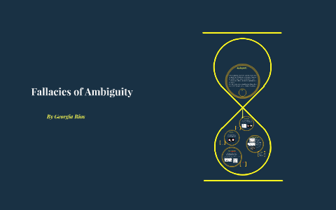 Fallacies of Ambiguity by Georgia Rios on Prezi