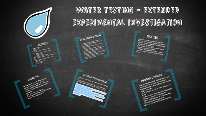 Water Testing Extended Experimental Investigation by Miss Morley on Prezi