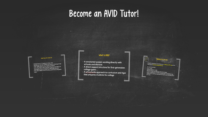 Become an AVID Tutor! by Amanda Stout on Prezi