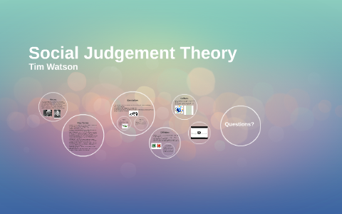 Social Judgement Theory by Timothy Watson on Prezi