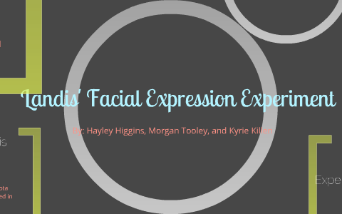 Landis' Facial Expressions Experiment by Kyrie Killen on Prezi