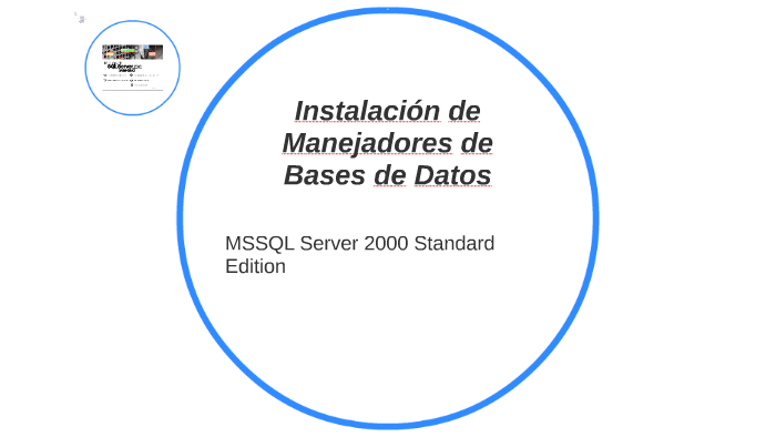 3. Instalación de Manejadores de Bases de Datos by gilberto collazo