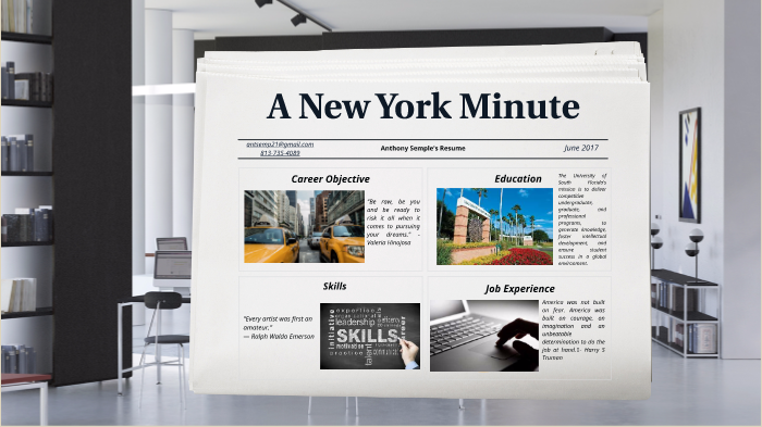 Resume by Anthony Semple on Prezi