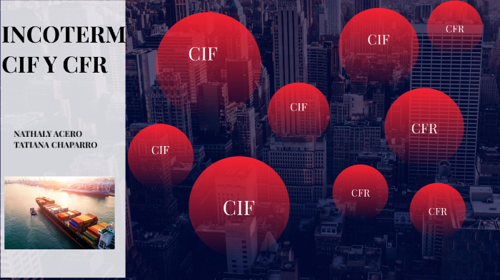 INCOTERM CIF y CFR by nataly acero on Prezi