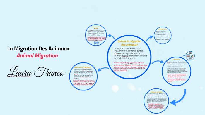 La Migration Des Animaux by Laura Franco on Prezi