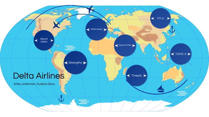 Delta Airlines SWOT Analysis by Erika Jodloman on Prezi