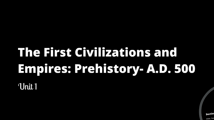 World History Unit 1 &quot;The First Civilizations and Empires&quot; Prehistory-A ...