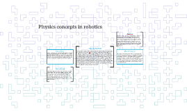Physics concepts in robotics by Daniel Jacob on Prezi