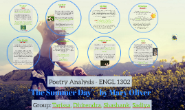 The Summer Day - Mary Oliver by Sadiya Patel on Prezi