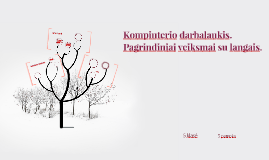 Kompiuterio darbalaukis. Pagrindinisi veiksmai su langais. by Alina Banaitienė on Prezi