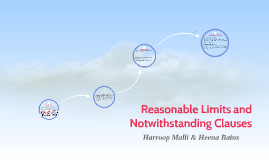 Reasonable Limits and Notwithstanding Clause by harroop malli on Prezi