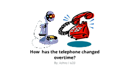 How Has The Telephone Changed Over Time? by Ashna Jagadisan on Prezi