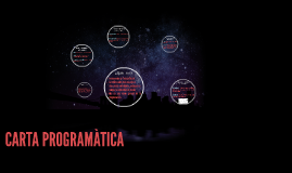 CARTA PROGRAMATICA by Tania Serrano on Prezi