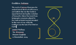 Goddess Astraea by Janiah Wallace on Prezi
