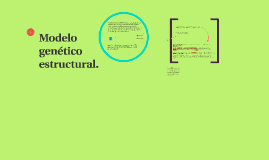 Modelo genético estructural. by GABRIELA MAYORGA on Prezi
