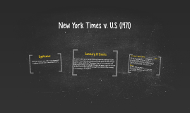 New York Times v. U.S (1971) by Elizabeth Fraire on Prezi