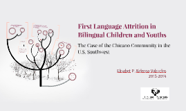 First Language Attrition in Bilingual Children and Youths by Elisabet ...