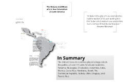 The History and Effects of U.S. Neo Colonialism on Latin America by ...